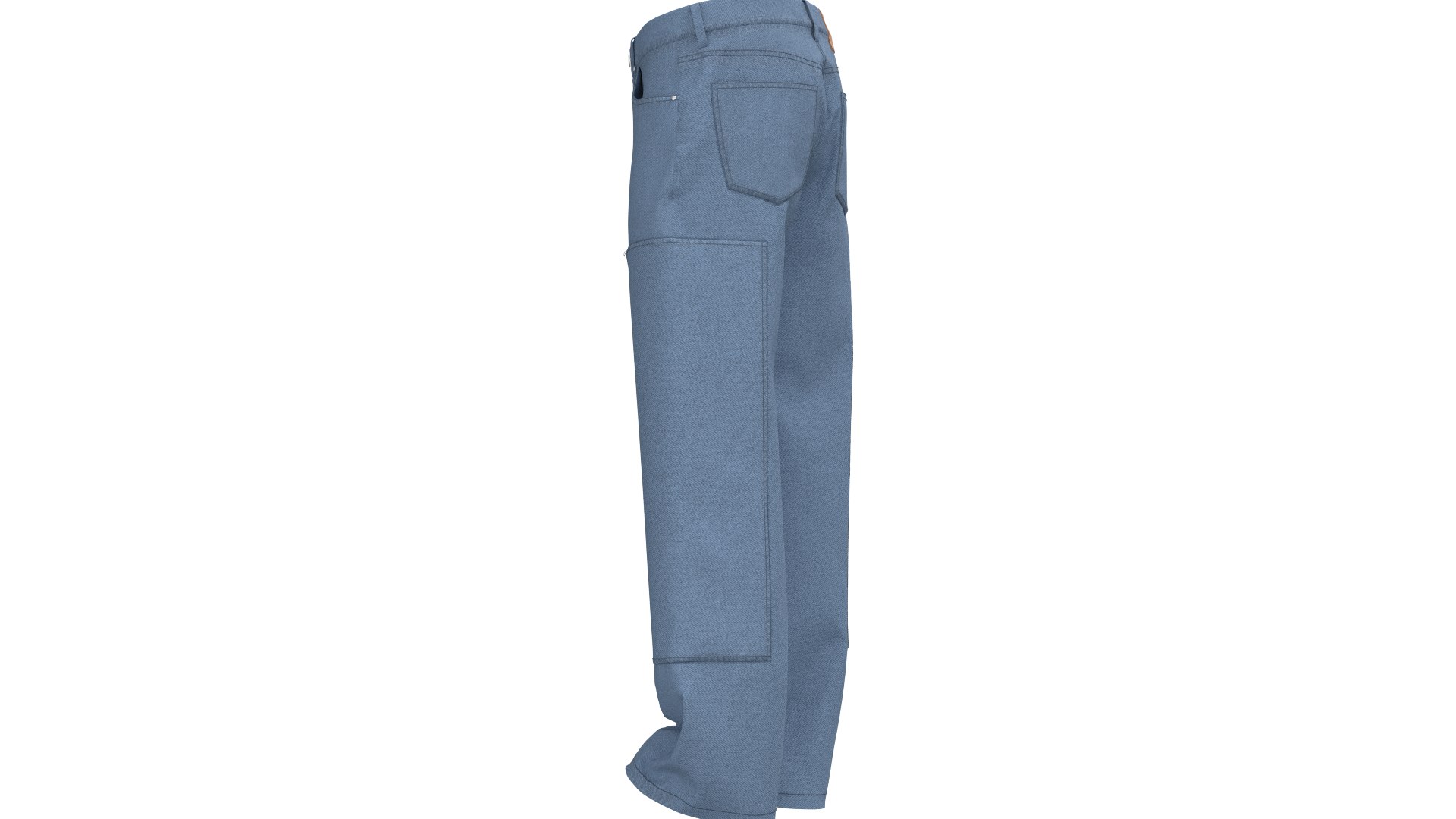 3D Male Cargo Jean Model - TurboSquid 2209976