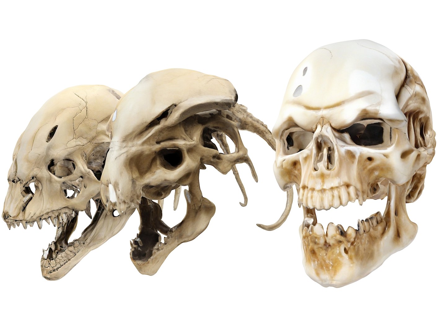 3D Predator Skull Pack - TurboSquid 2296986