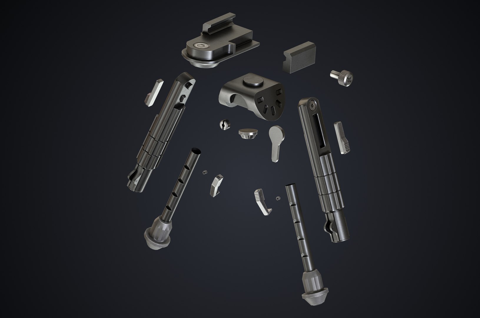 3D Hunting Rifle GameReady v2 - TurboSquid 2027645