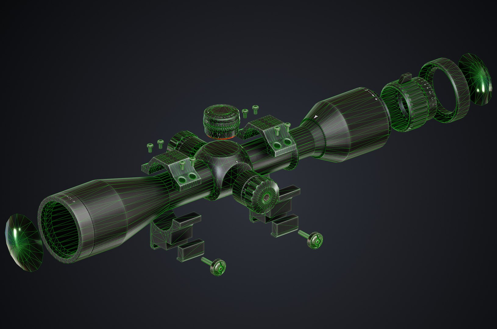 3D Hunting Rifle GameReady V2 - TurboSquid 2027645