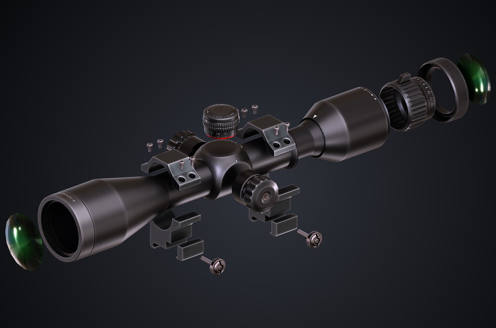 3D Hunting Rifle GameReady V2 - TurboSquid 2027645