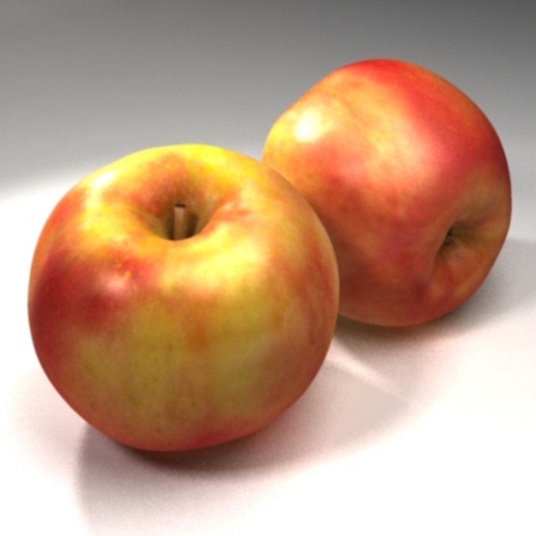 3d model apple scan real