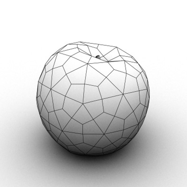 3d model apple scan real