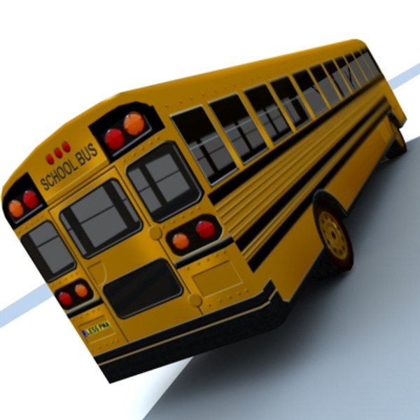 3ds max school bus