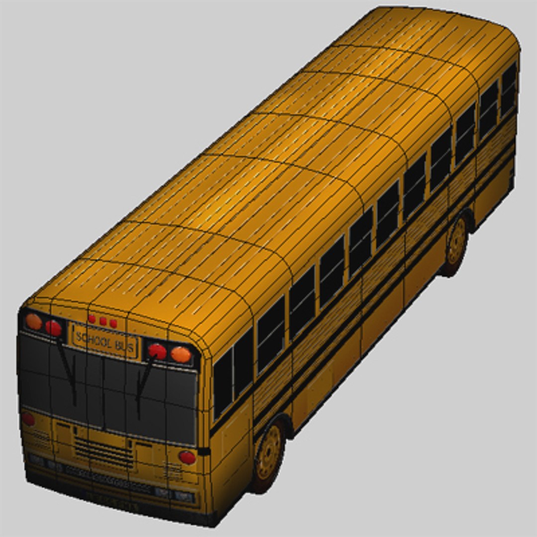 3ds max school bus