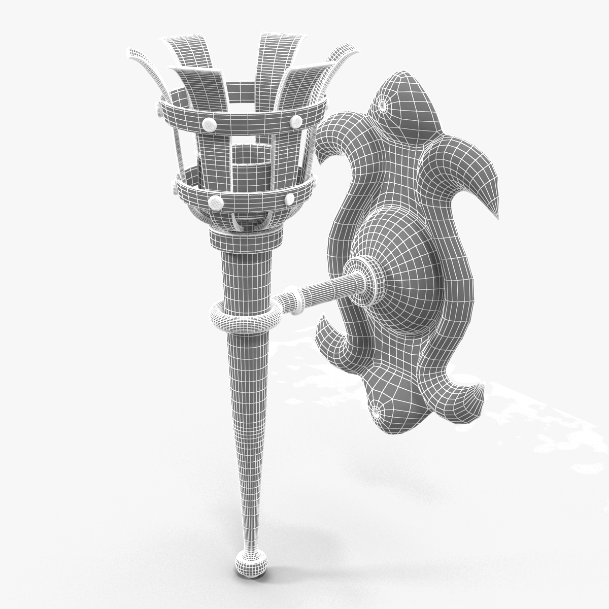 torch 3d model