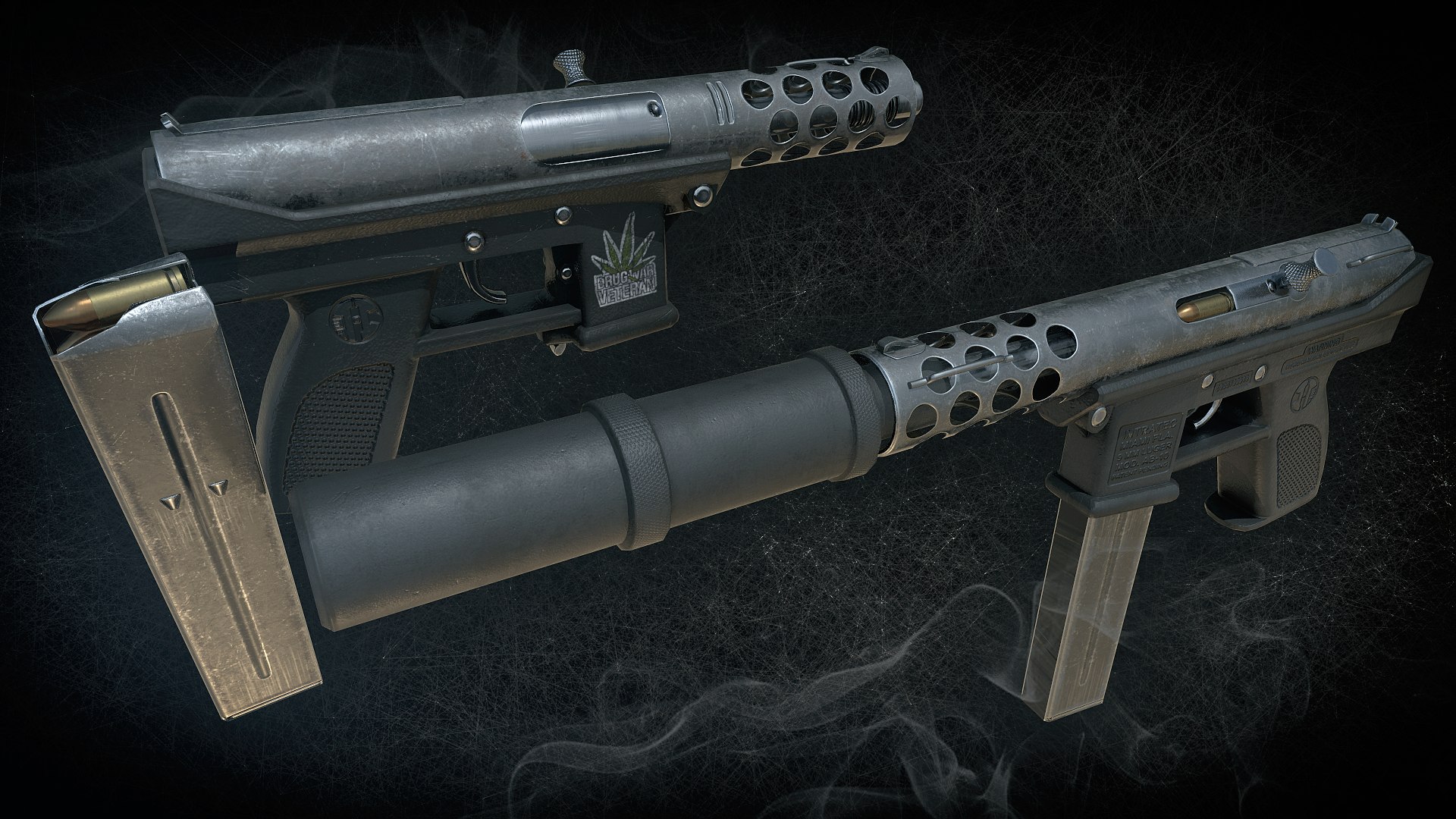 Intratec 9 3D Model - TurboSquid 1280015