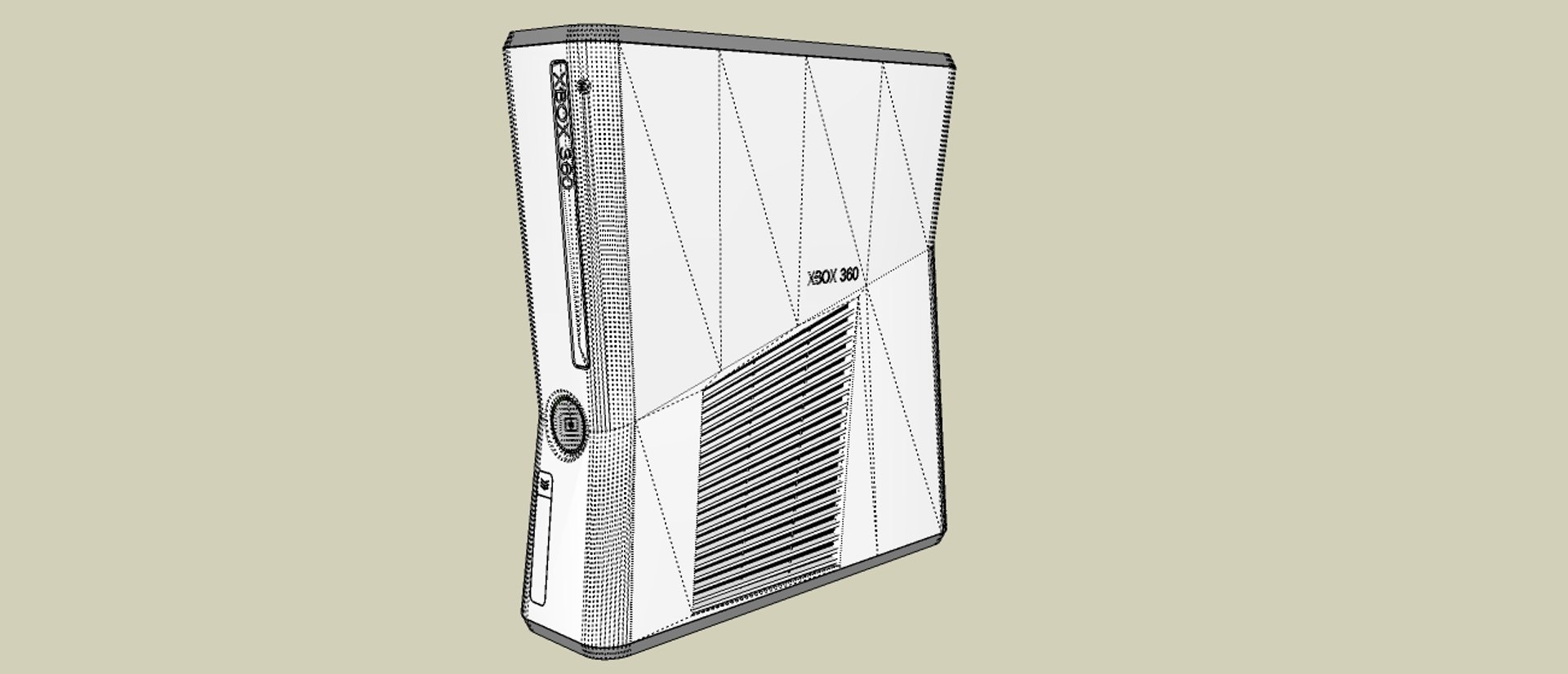 Xbox 360 3d Model