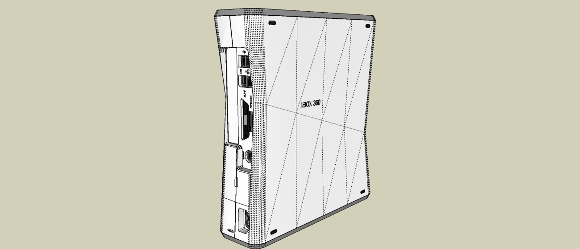 Xbox 360 3d Model