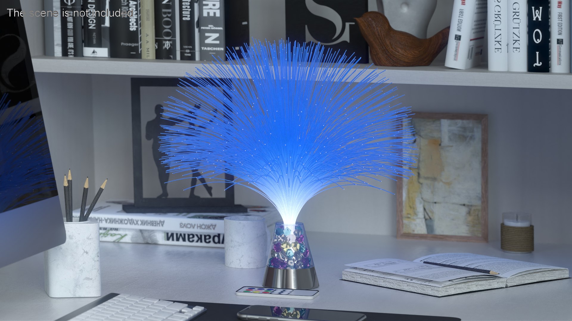 Night Light LED with Remote Blue 3D model - TurboSquid 2161289