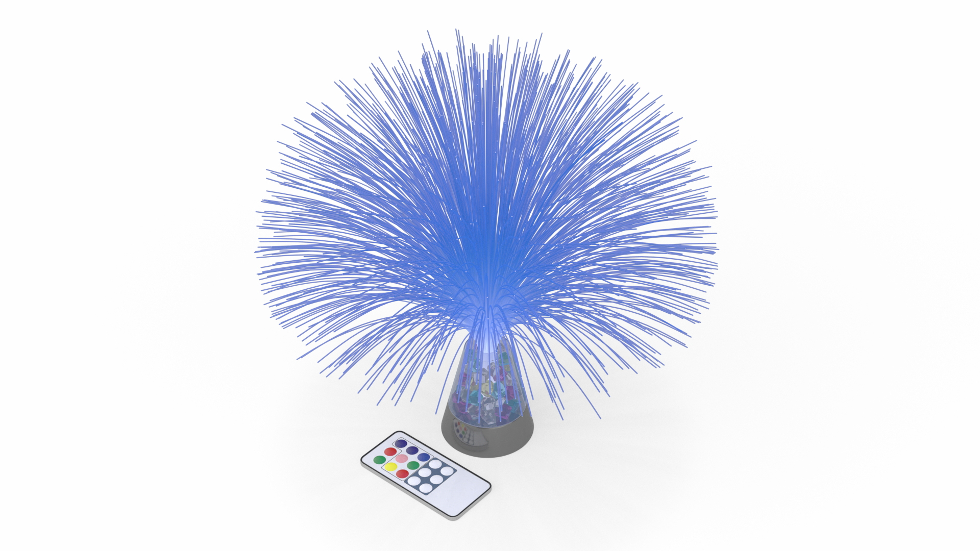 Night Light LED With Remote Blue 3D Model - TurboSquid 2161289