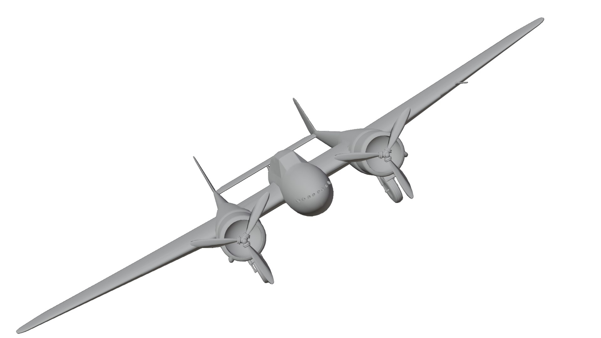 3D Fokker G1 - TurboSquid 2243466