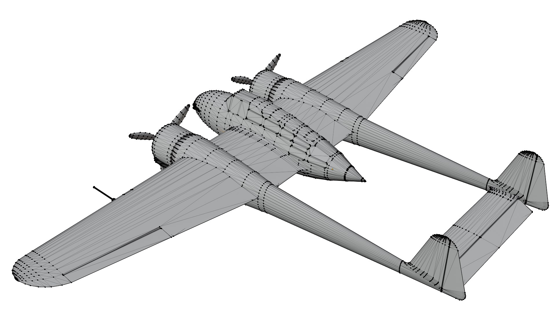3D Fokker G1 - TurboSquid 2243466