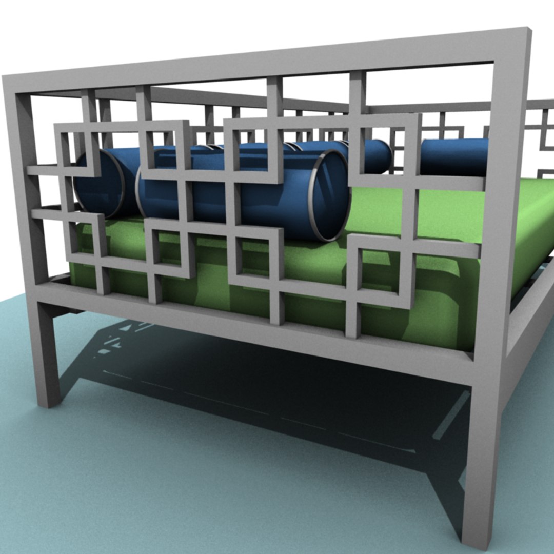 3d Daybed Geometric Bed