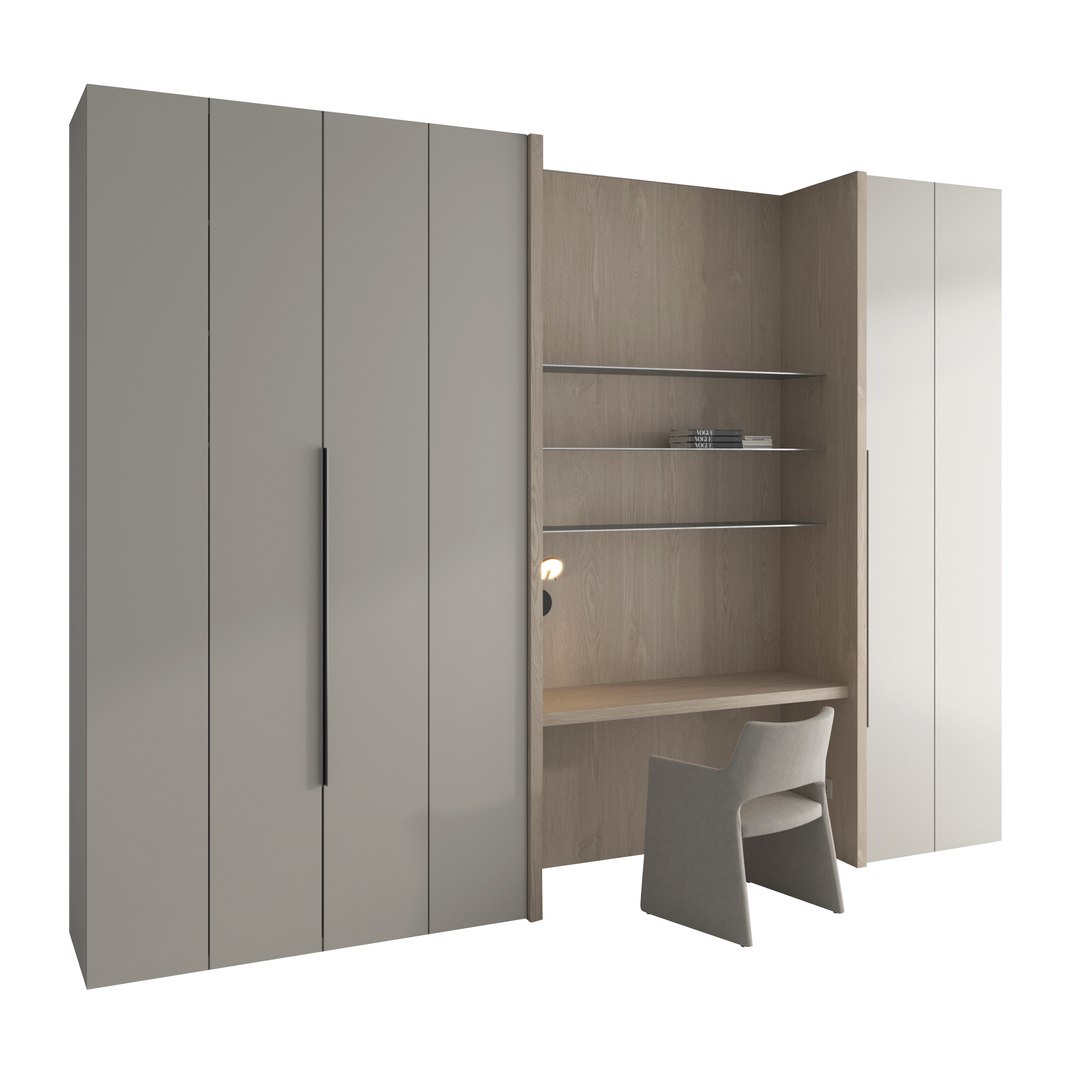 3D Model Workplace Set 05 - TurboSquid 2081441