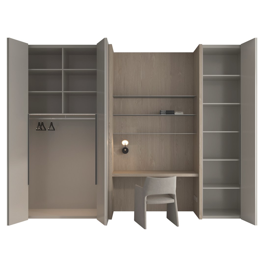 3D Model Workplace Set 05 - TurboSquid 2081441