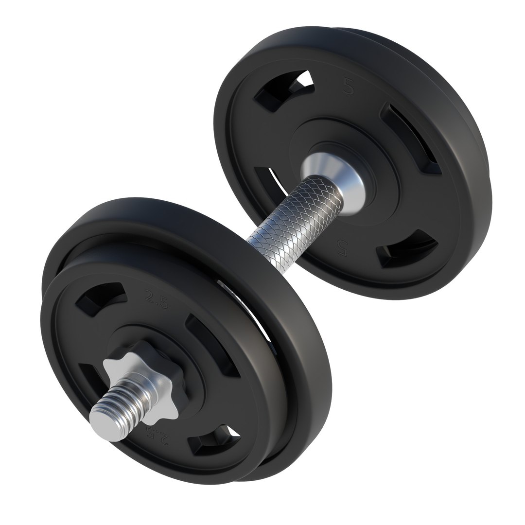 3D Dumbell 01 - TurboSquid 2124796