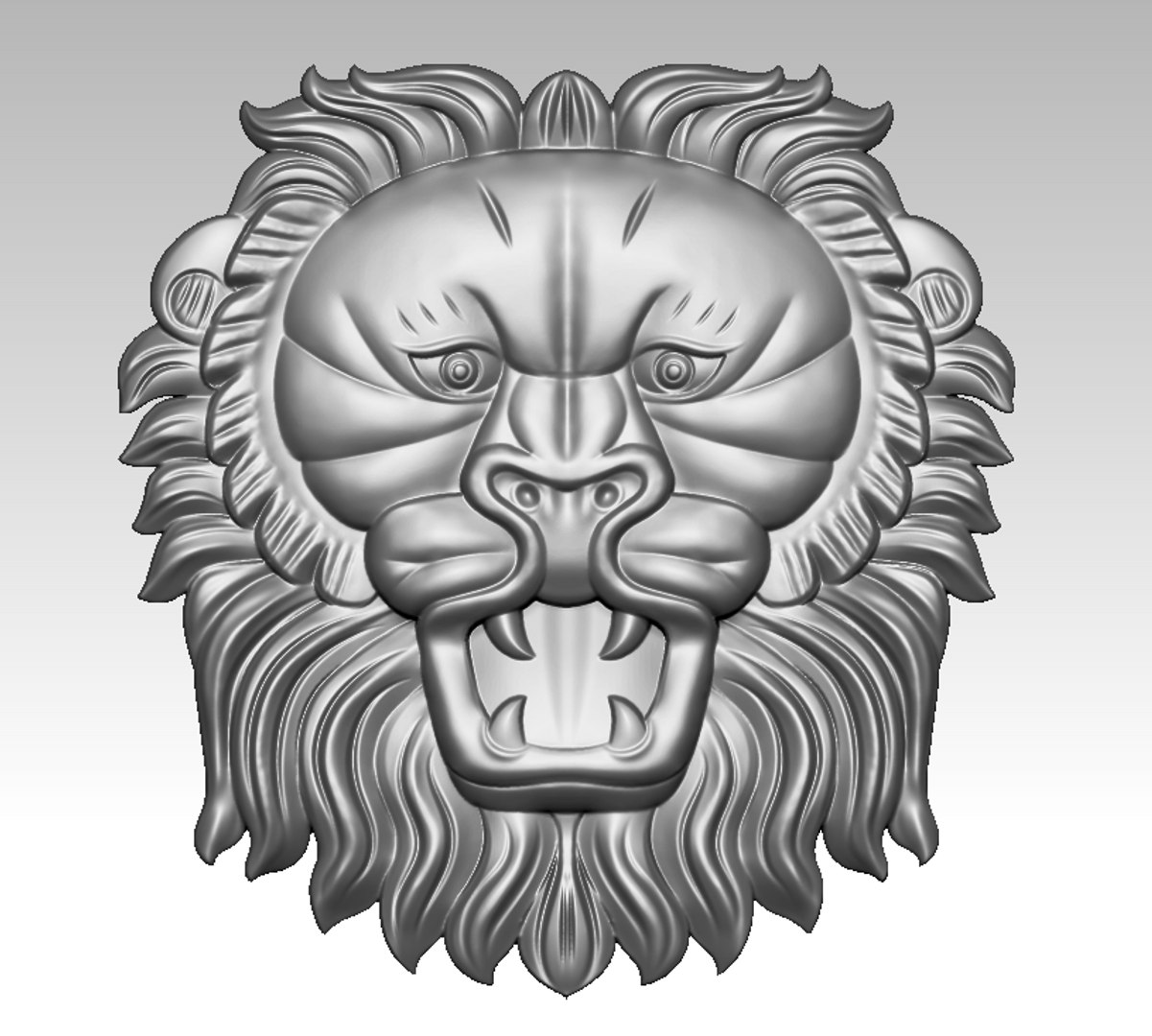 Lion Head 3D Model - TurboSquid 1608952