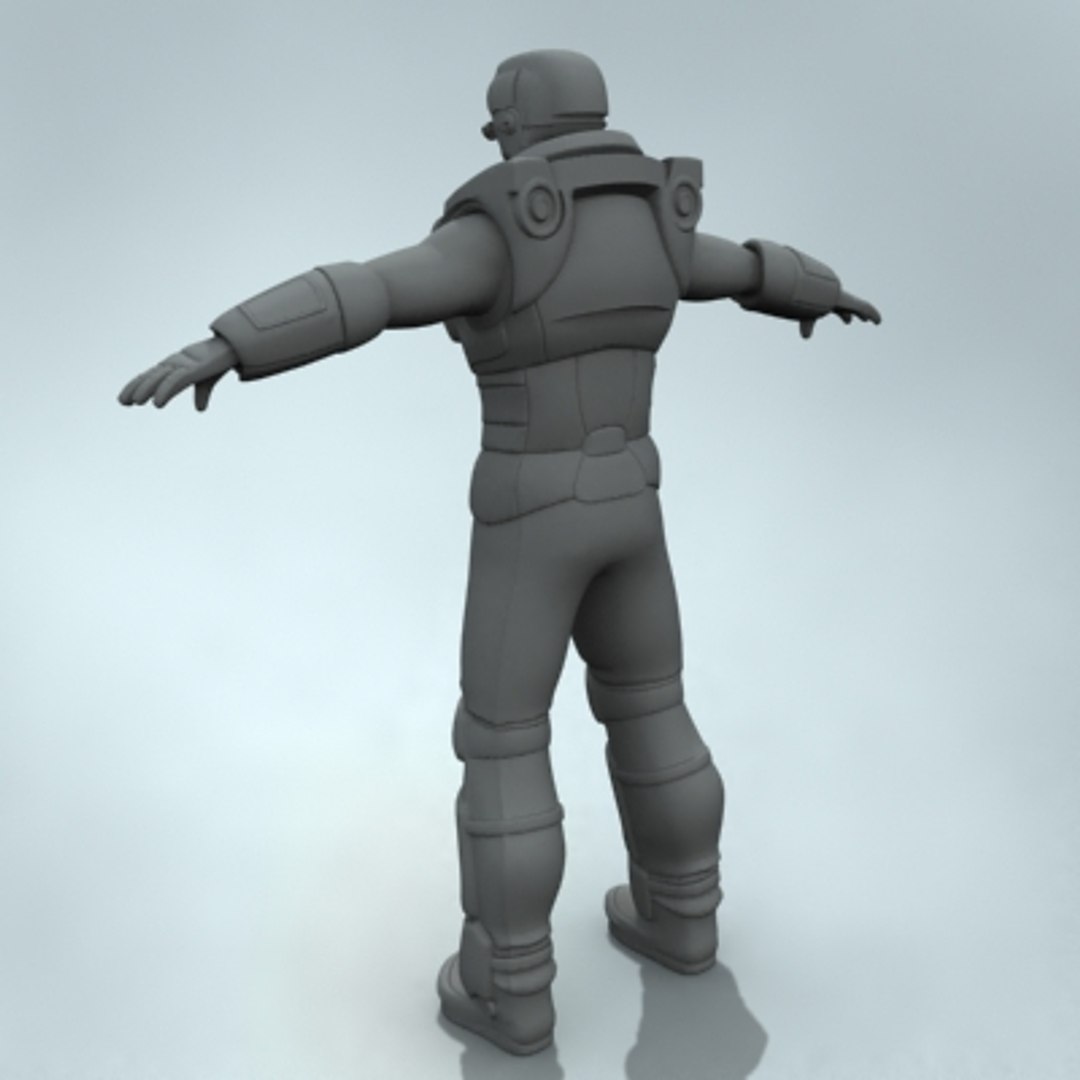 Maya Marine Soldier