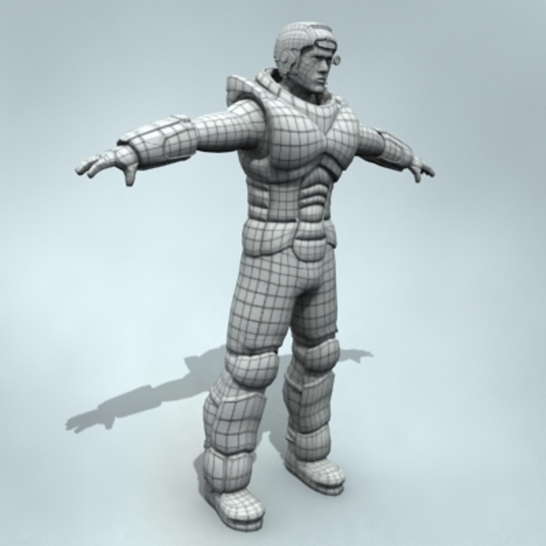 Maya Marine Soldier