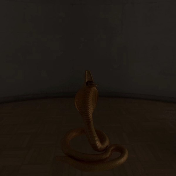 Cobra snake lamp 3D model - TurboSquid 1247833