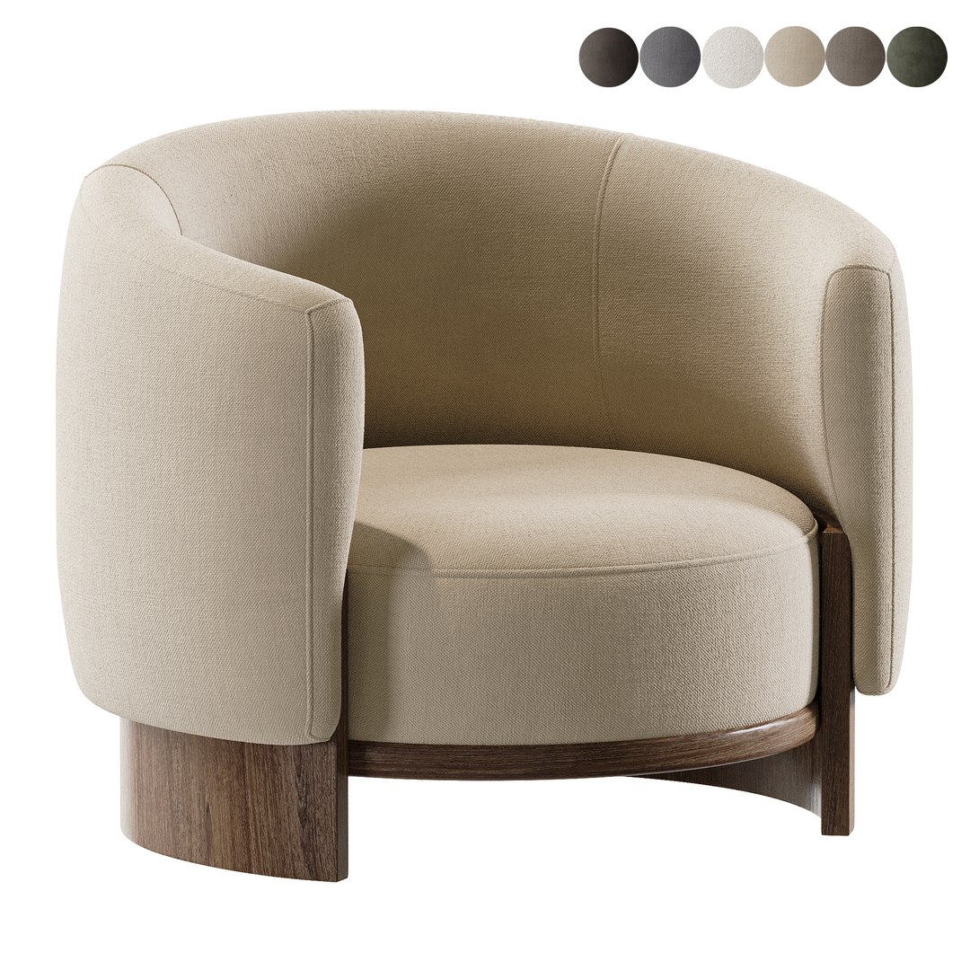 3D Hug Armchair Model - TurboSquid 2237460