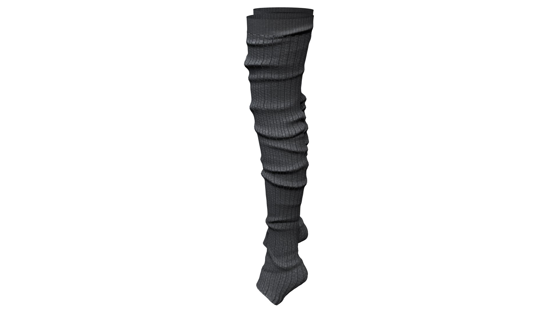 3D model High Heel Feet Thigh High Leg Warmer Socks - TurboSquid 1891359