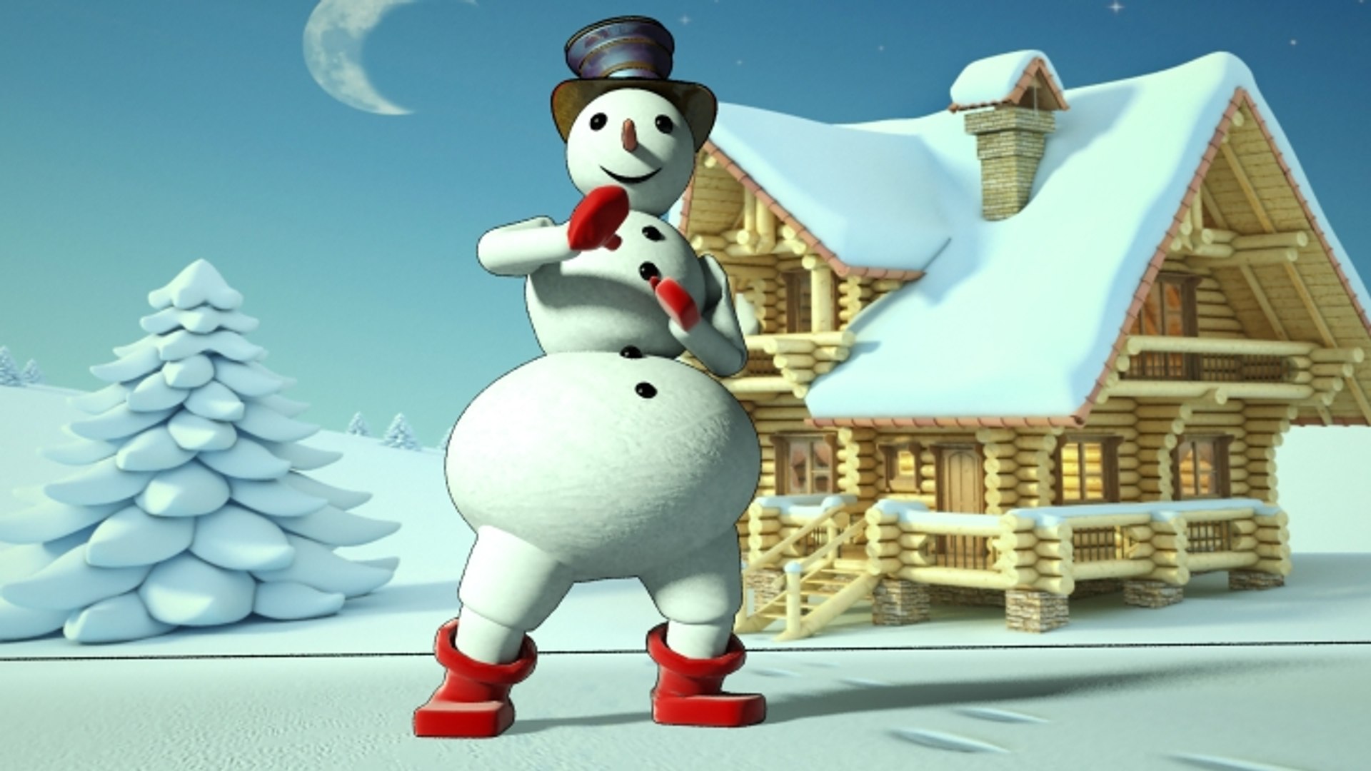 max christmas snow man 10