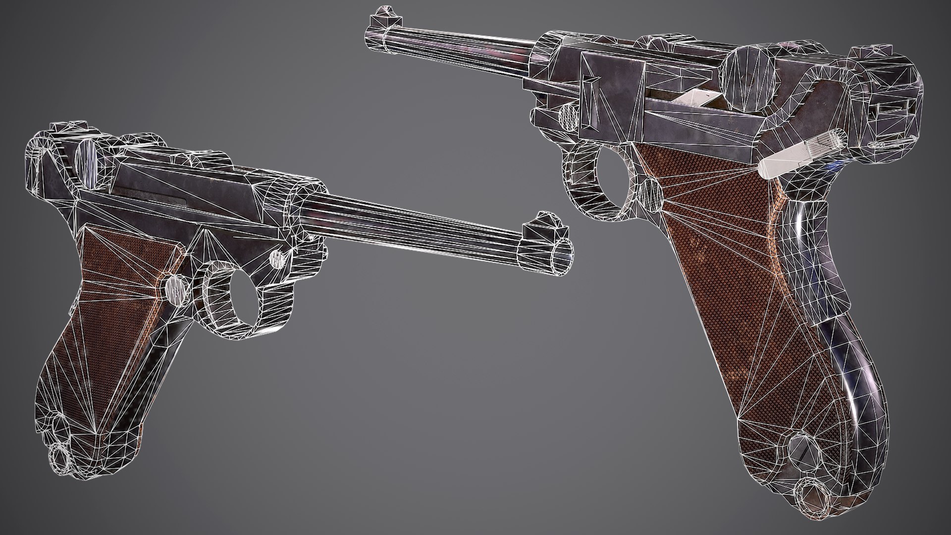 3D Luger P08 - TurboSquid 1878668