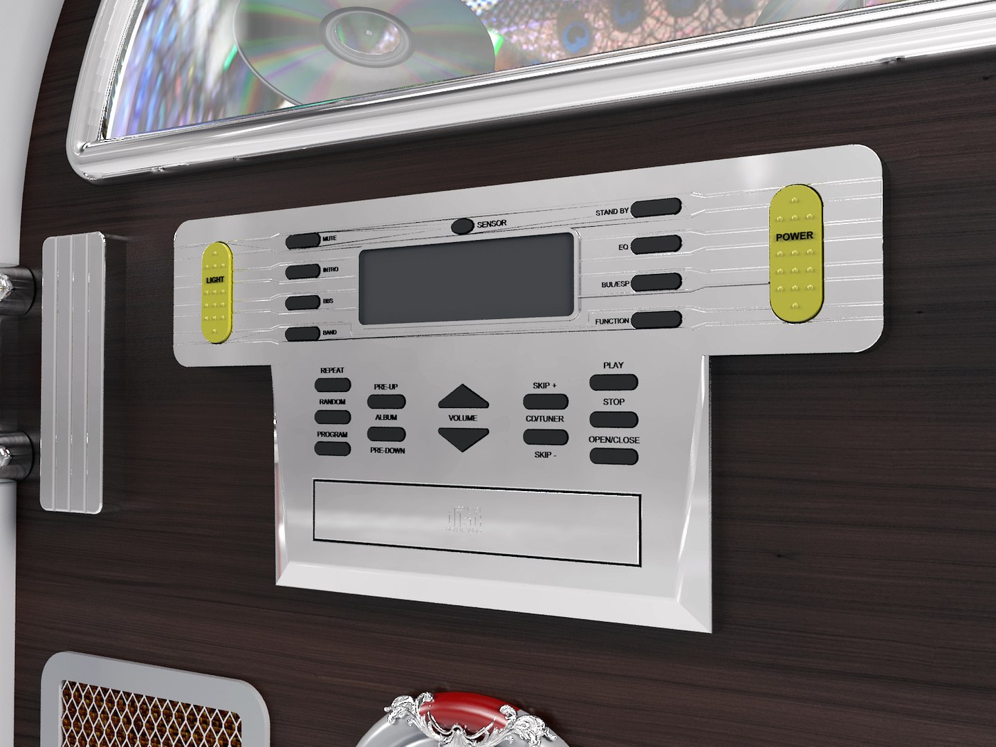 Jukebox Modelled 3d Model