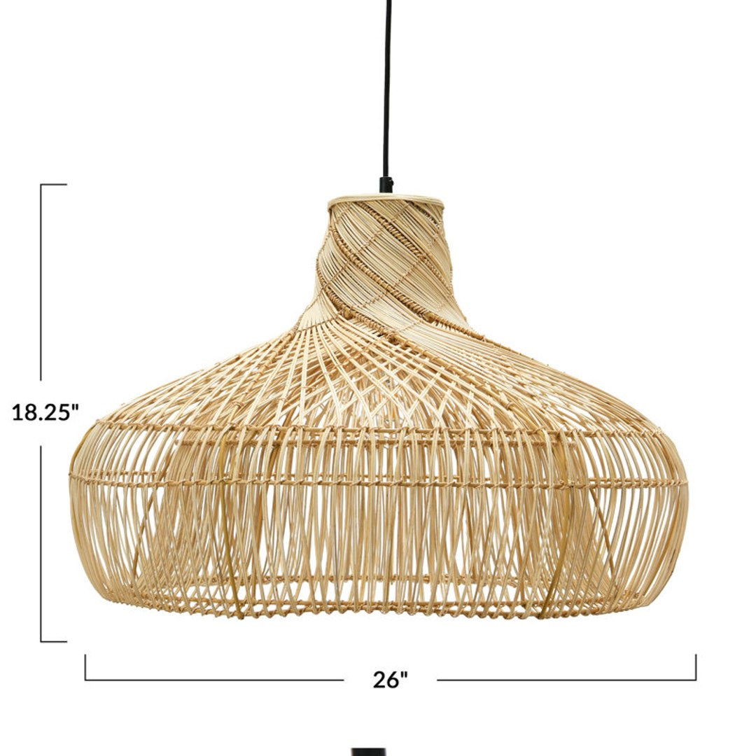 Bali Ceiling Lamp Rattan 3D Model - TurboSquid 2358279