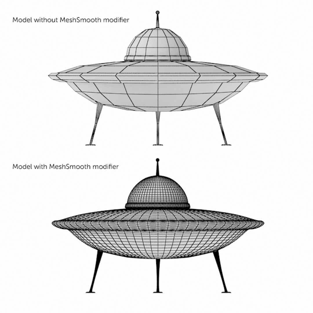 3d Spaceship Ufo Model