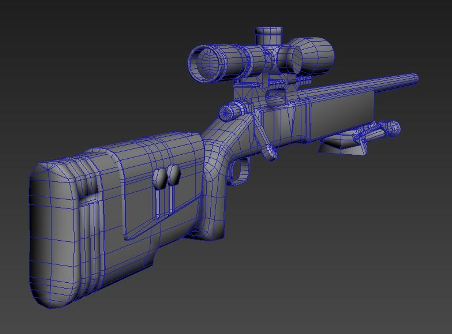 3D Ready Sniper Rifle - Model - TurboSquid 1338484