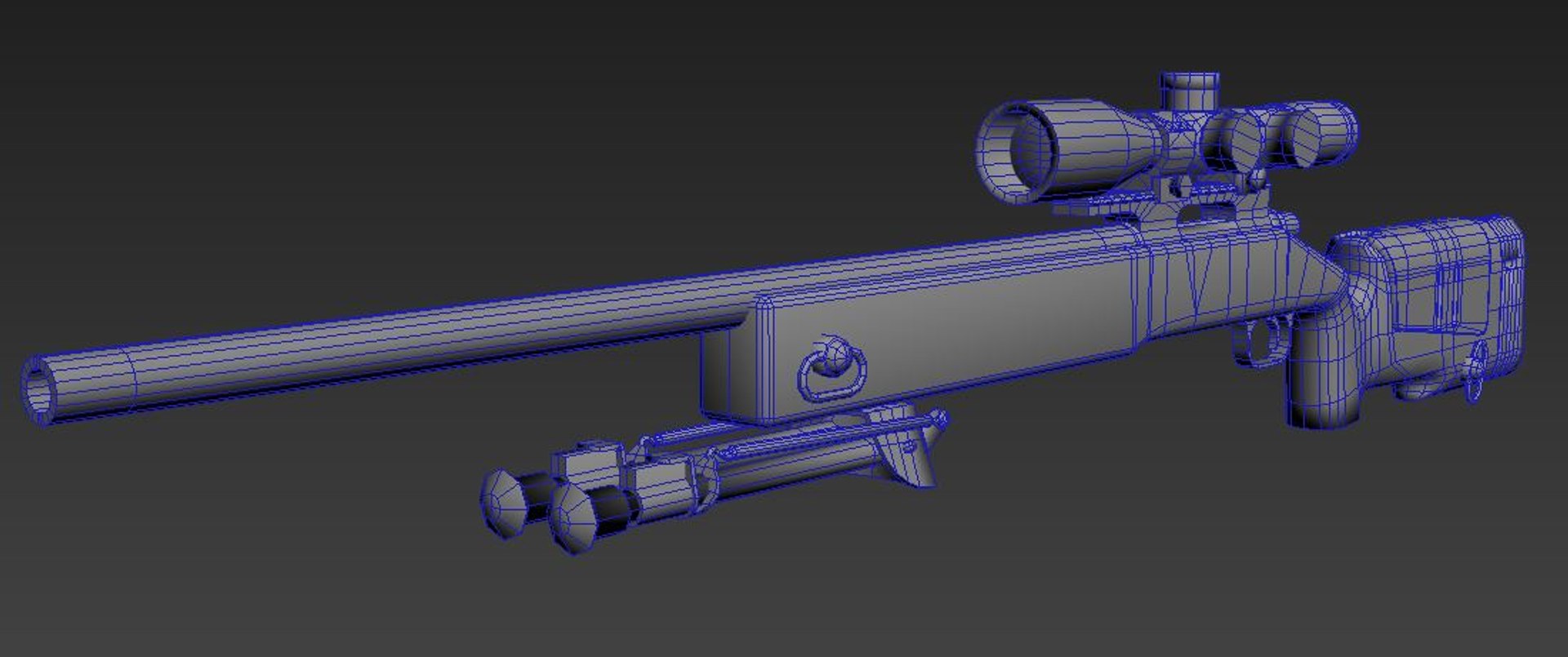 3D Ready Sniper Rifle - Model - TurboSquid 1338484