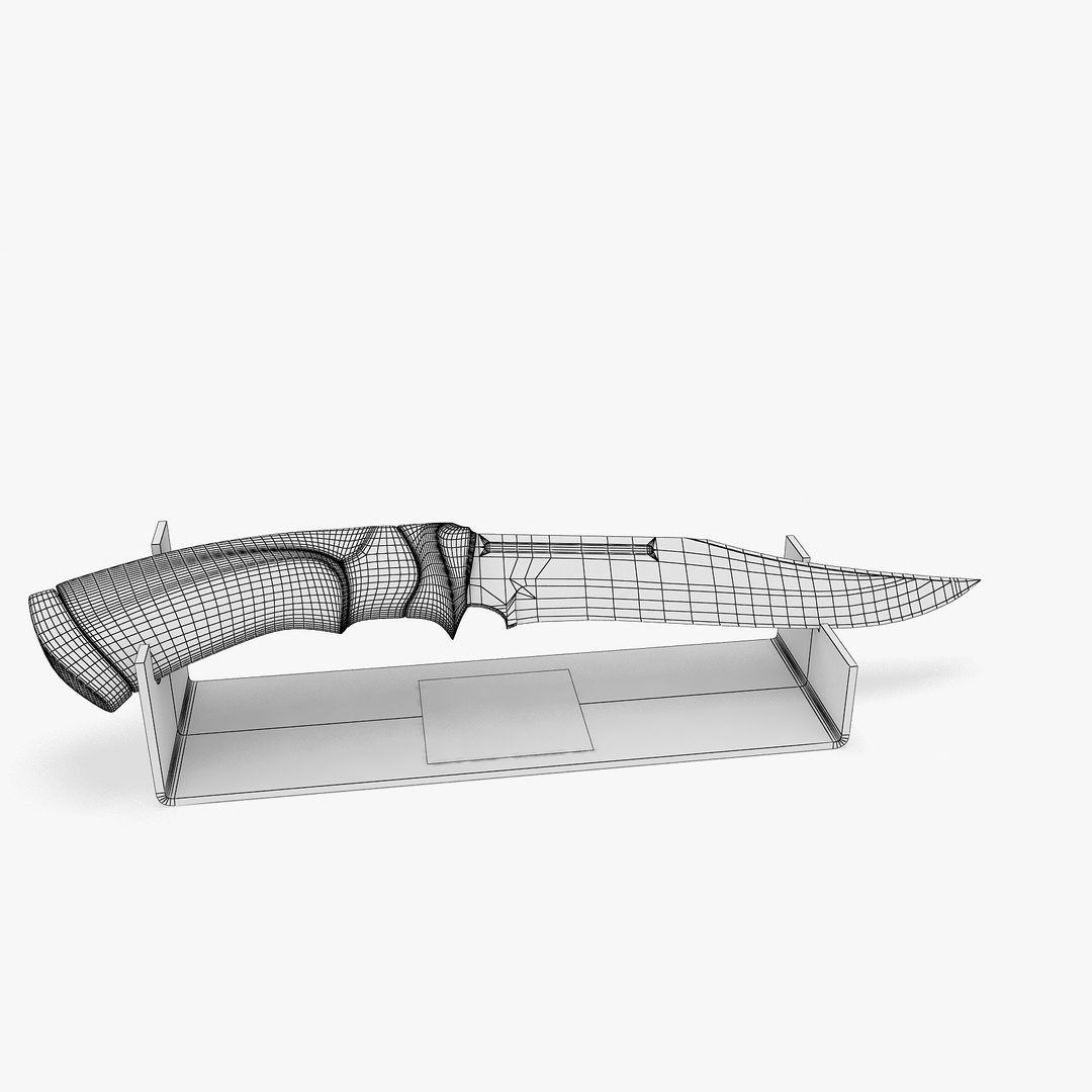 3d Hunting Knife Blade