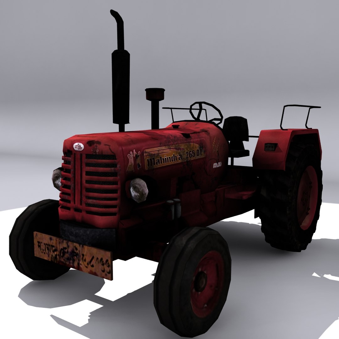 Tractor Engine 3d 3ds
