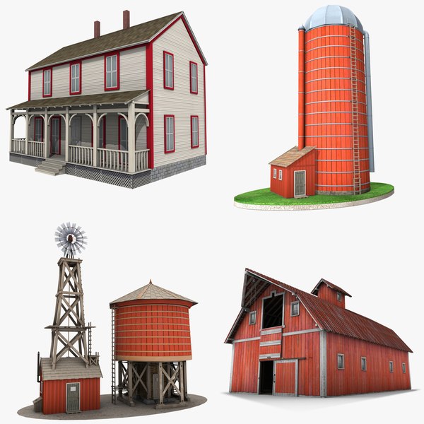 Farmhouse 3D Models for Download | TurboSquid