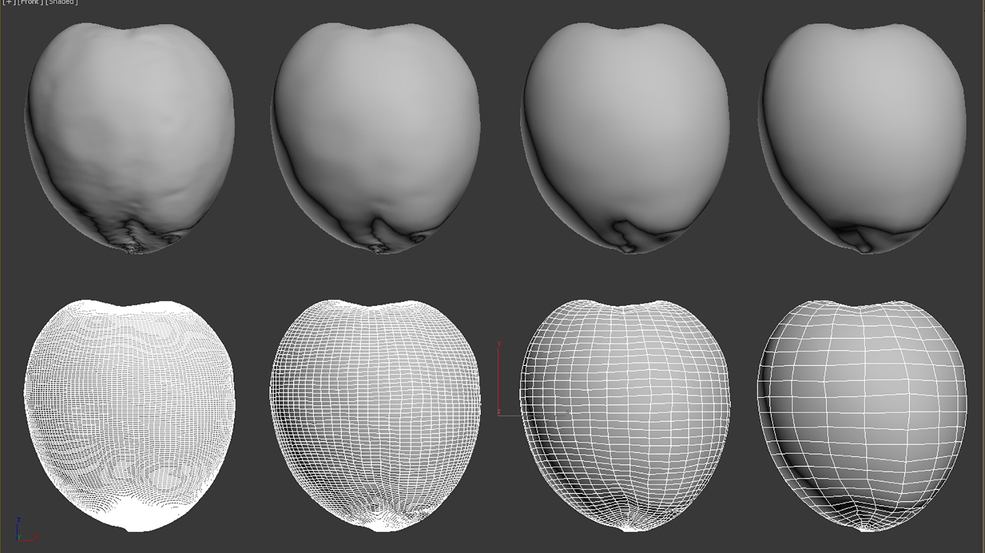 3D Model Peach 01 Hi Polys - TurboSquid 1451179