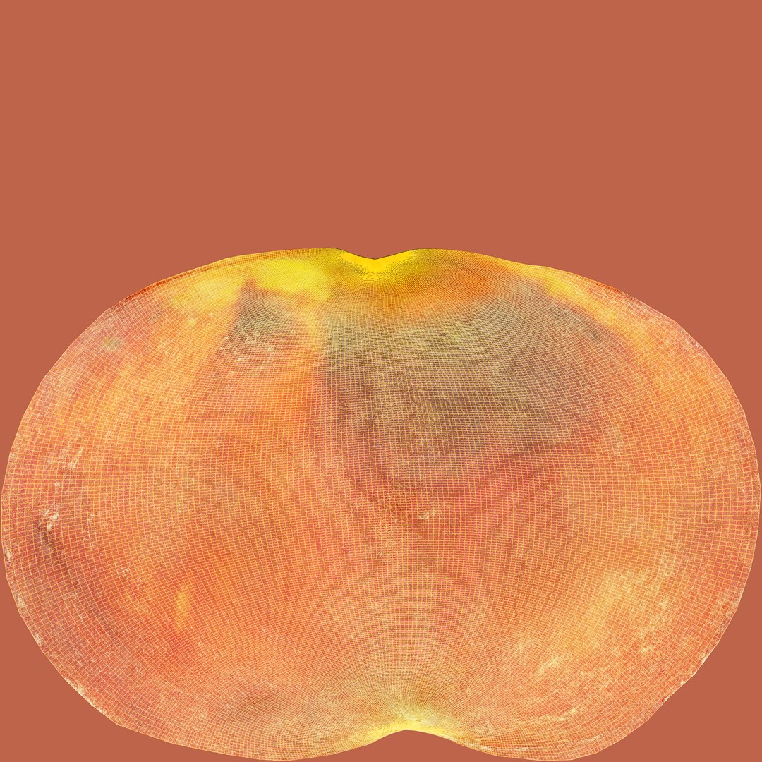 3D Model Peach 01 Hi Polys - TurboSquid 1451179