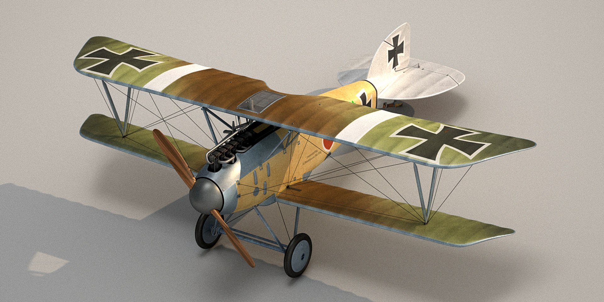 Albatros D Iii Werner 3D Model - TurboSquid 1395097