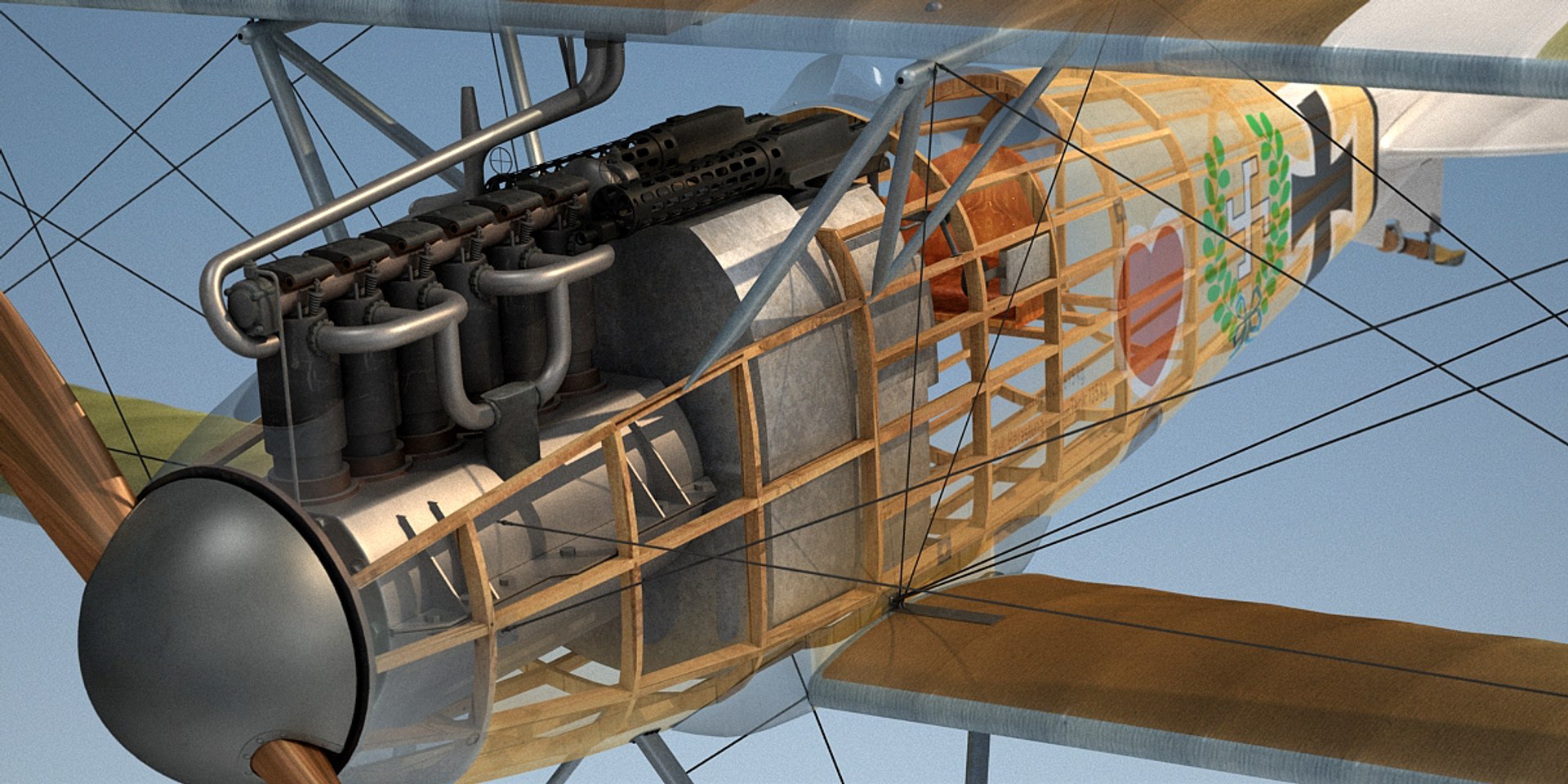 Albatros D Iii Werner 3D Model - TurboSquid 1395097