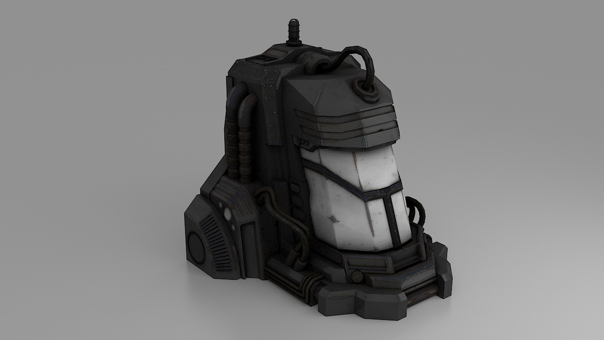 3d Model Sci-fi Stasis Pod Prop