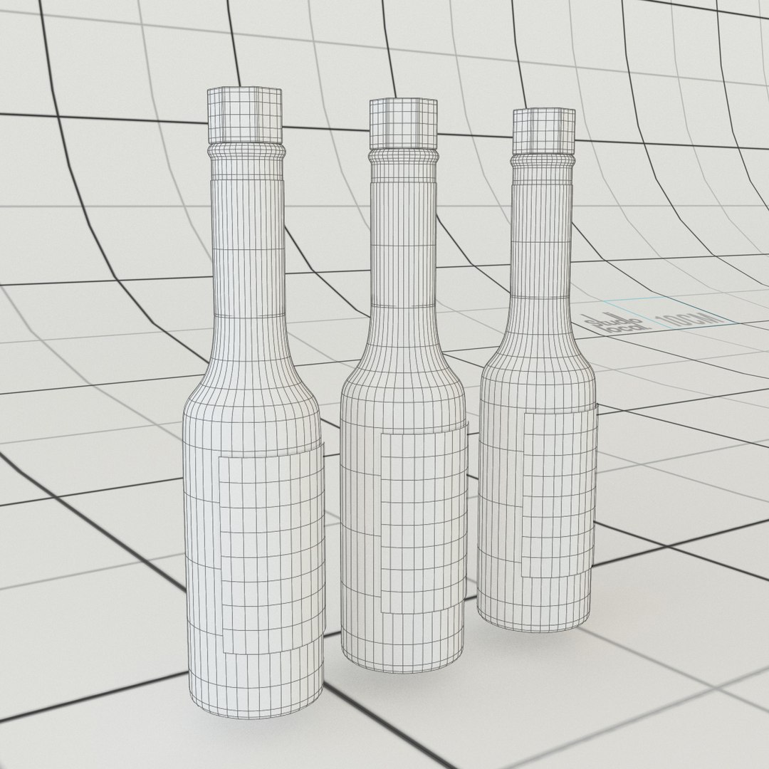 3D Model Chilli Bottle - TurboSquid 1204010