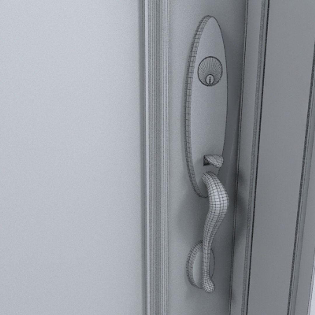 Residential Entry Door 3d Model