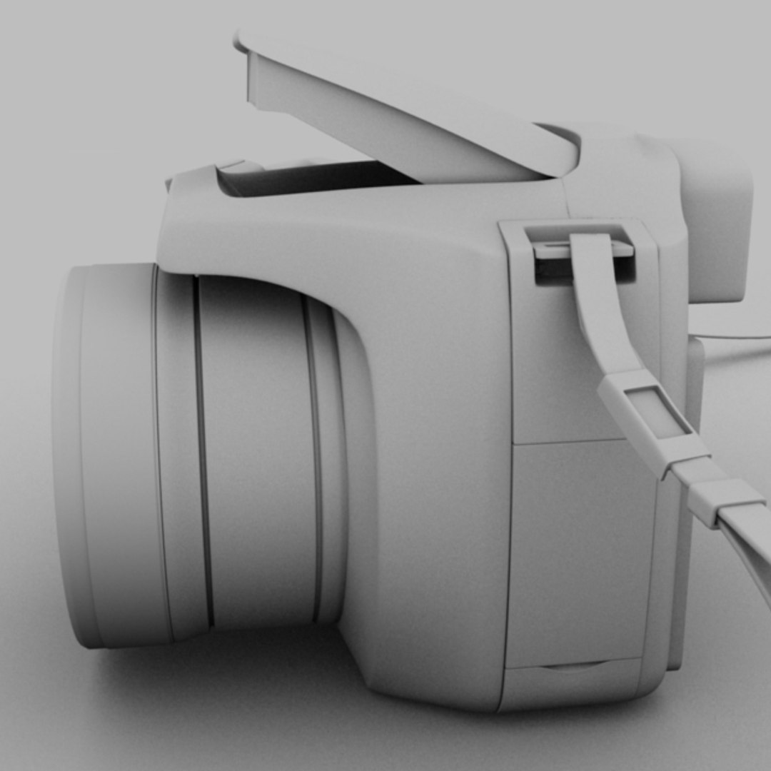 Fujifilm Finepix S700 Digital Camera 3d Obj