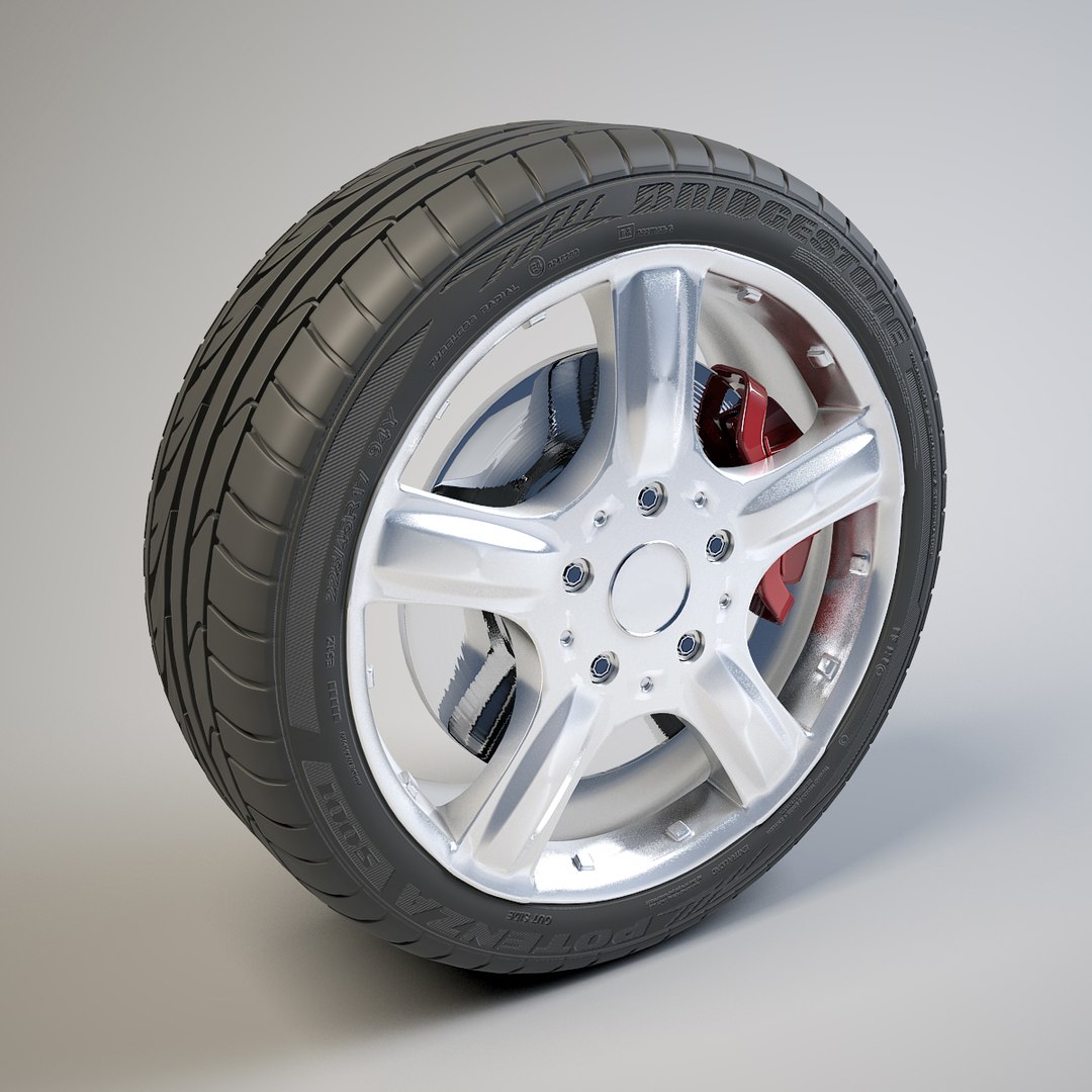 Max 5 Spokes Wheel Bridgestone Potenza