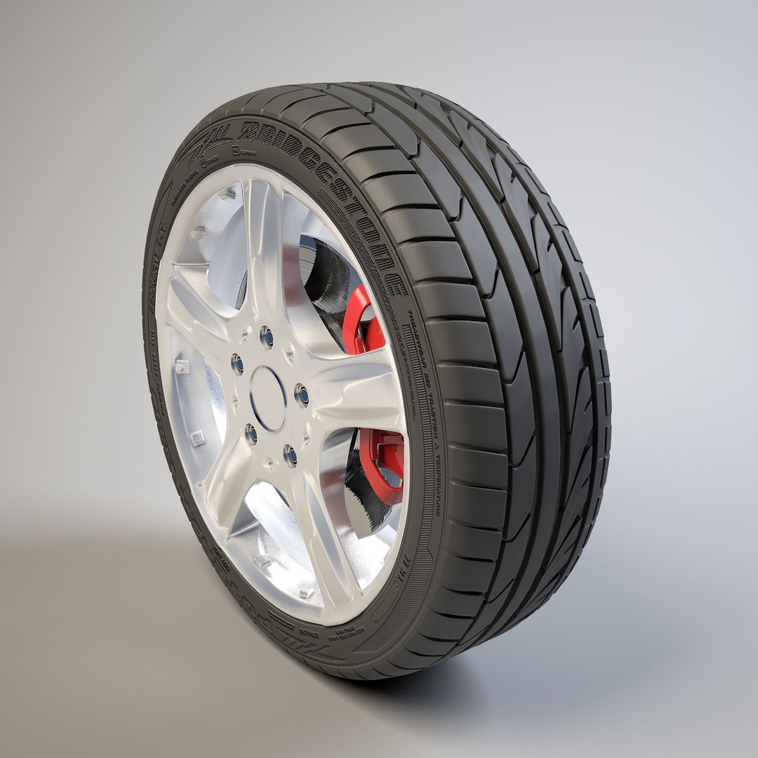 Max 5 Spokes Wheel Bridgestone Potenza