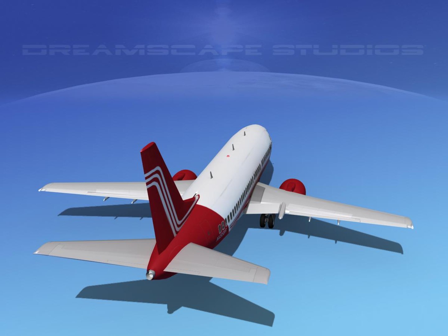 3d Boeing 737 737-300 1