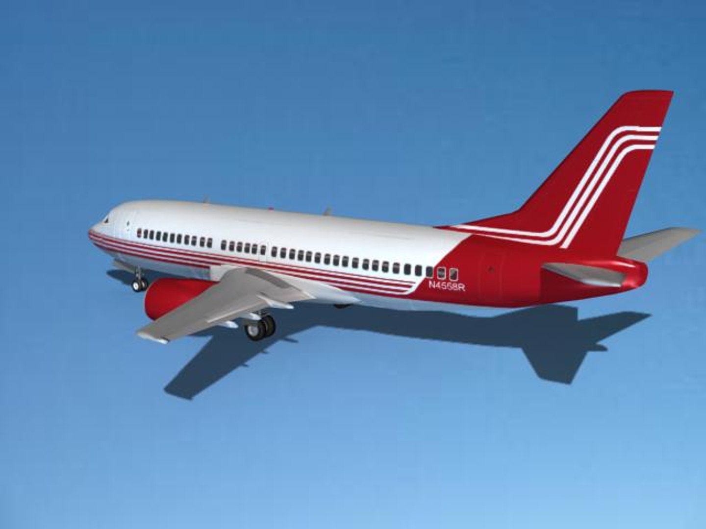 3d Boeing 737 737-300 1
