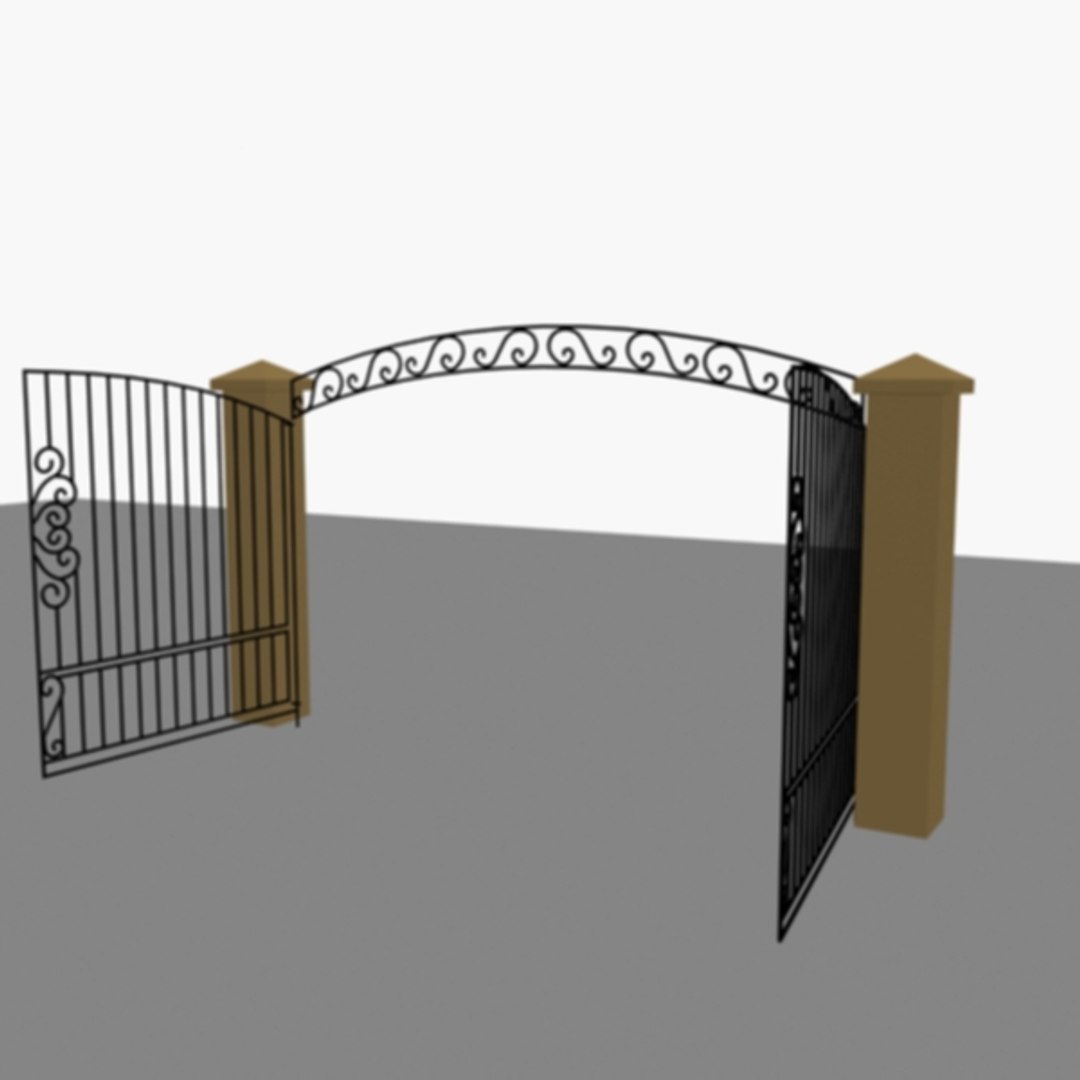 Iron Gate 3d Max
